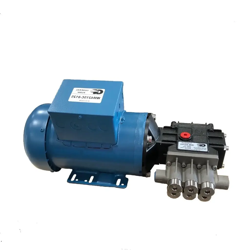 High-Pressure RO Pump & Motor, 4.2 GPM General Pump (LEFT HAND), with 2 ...
